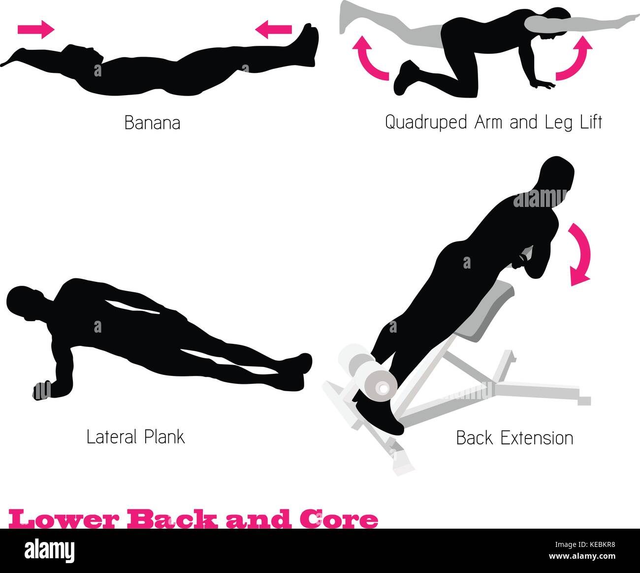 exercise physical muscle silhouette set physical muscle silhouette ...