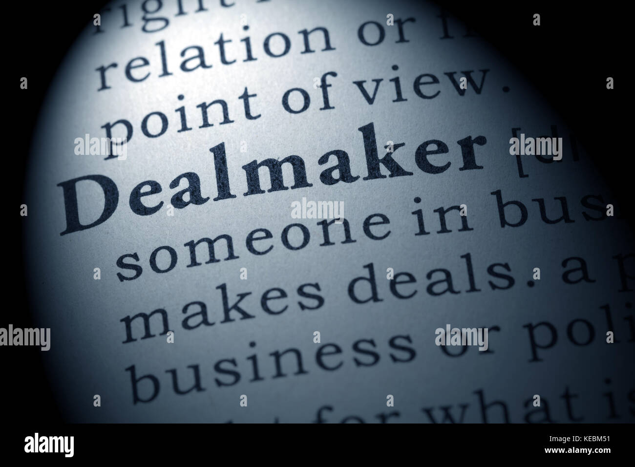 Fake Dictionary, Dictionary definition of the word dealmaker. including ...