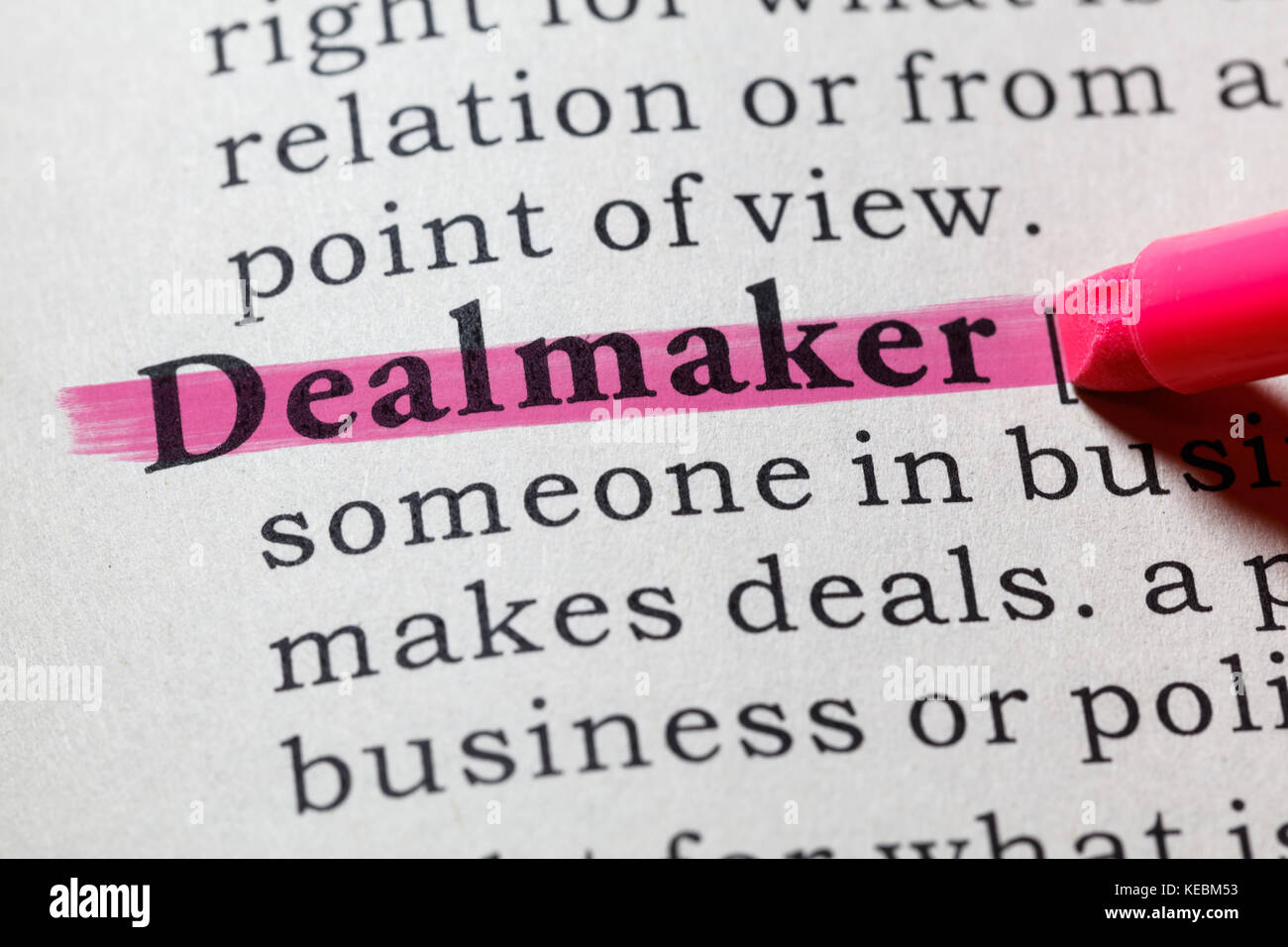 Dealmaker hi-res stock photography and images - Alamy