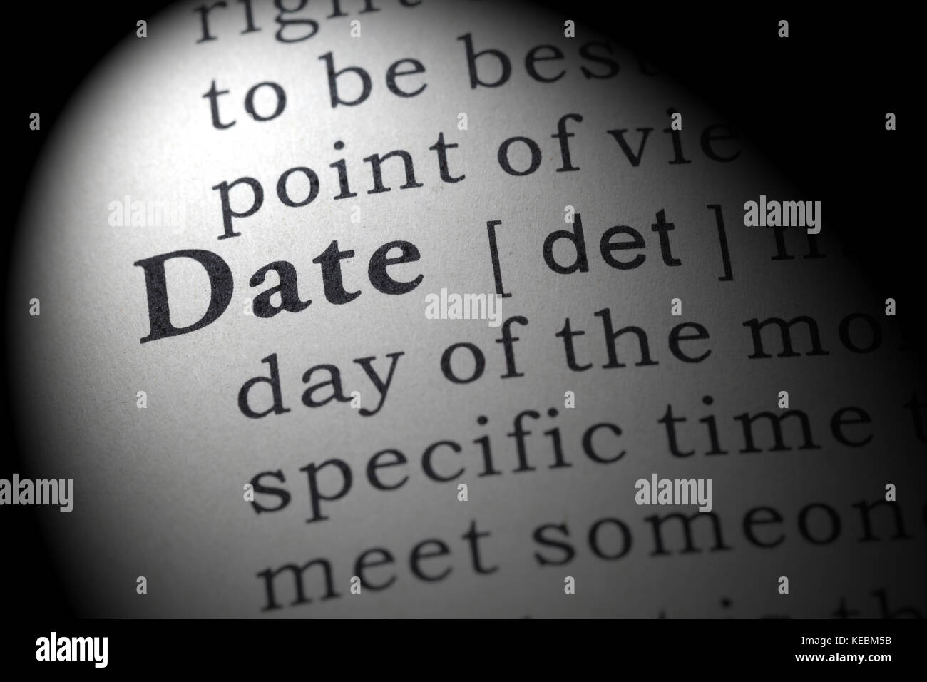 Fake Dictionary, Dictionary definition of the word date. including key ...