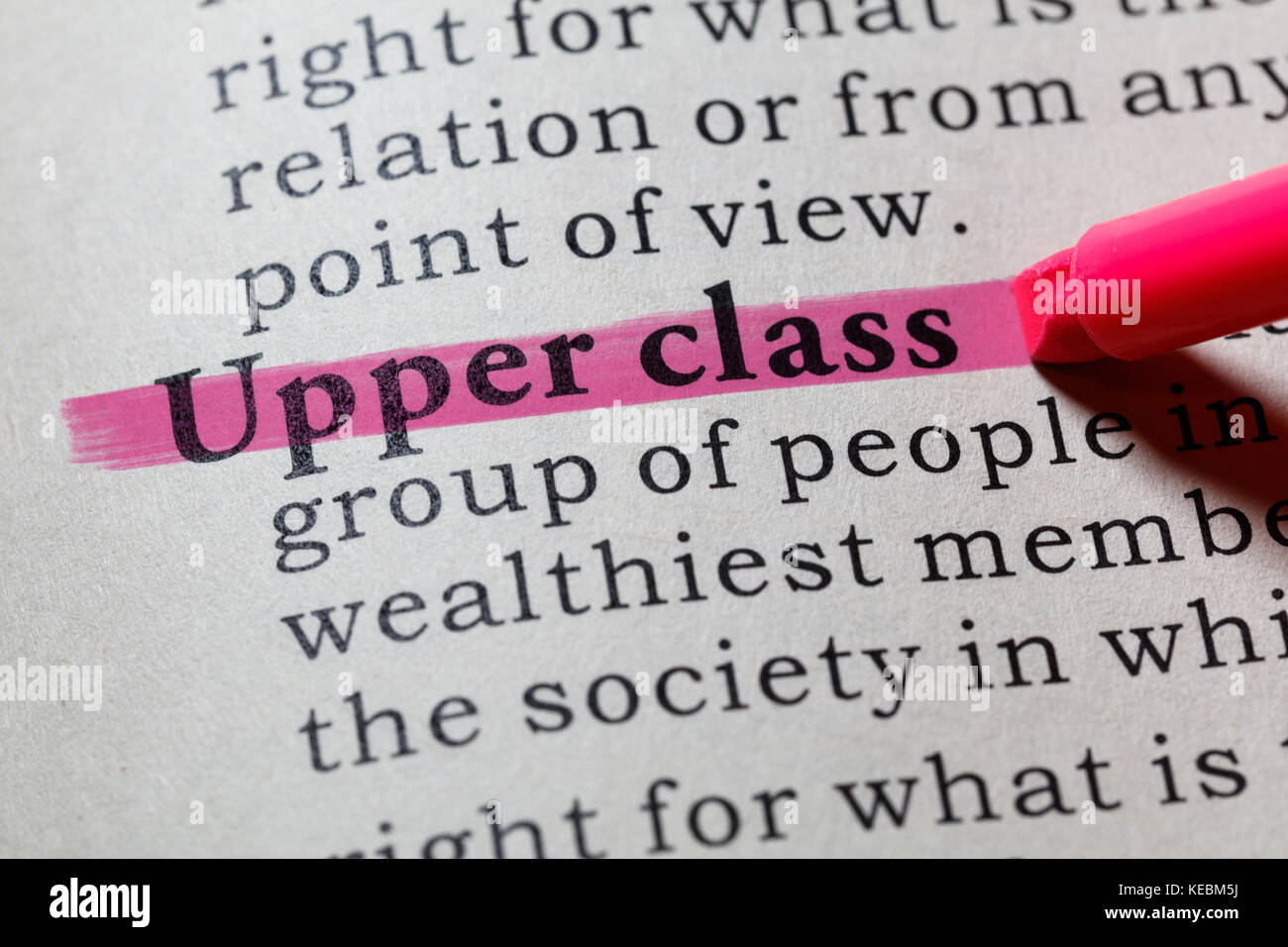 Fake Dictionary, Dictionary definition of the word Upper class ...