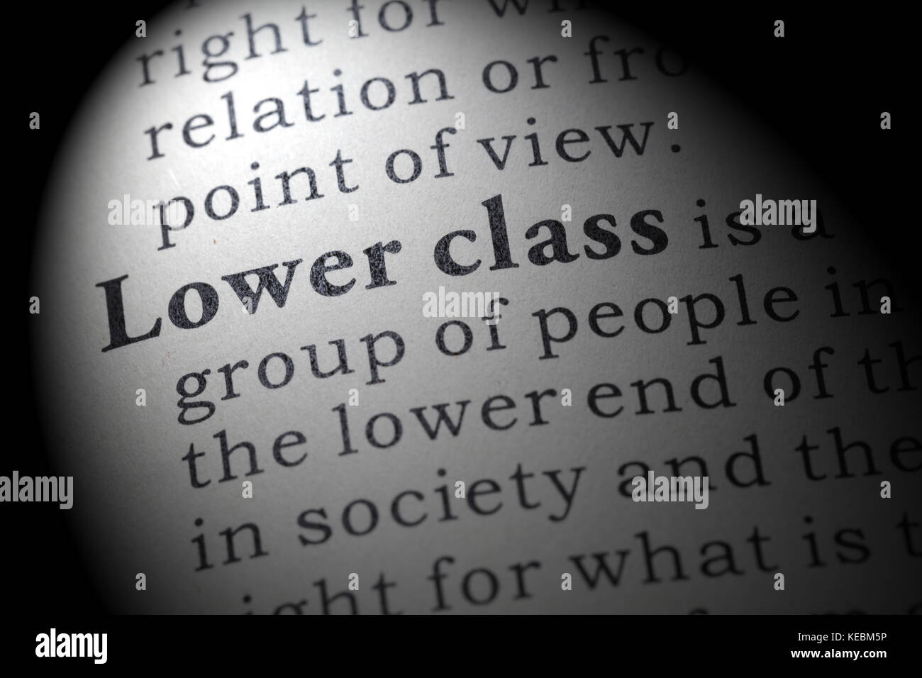 Fake Dictionary, Dictionary definition of the word Lower class ...
