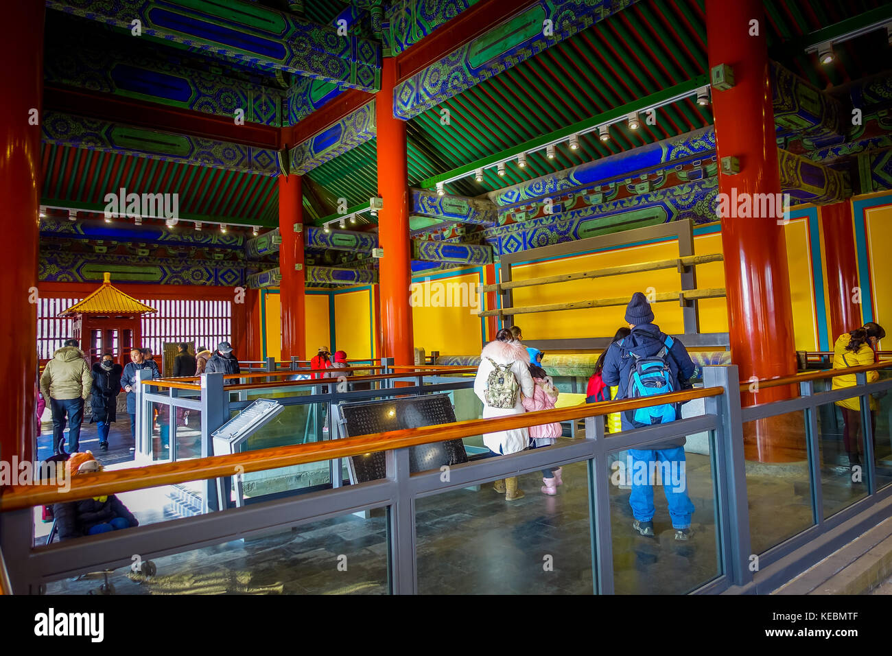 BEIJING, CHINA - 29 JANUARY, 2017: Temple of heaven, imperial complex ...