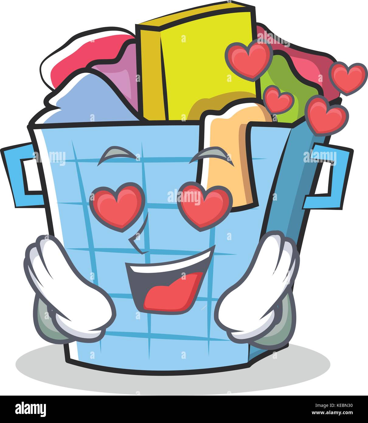 Love in laundry Stock Vector Images - Alamy
