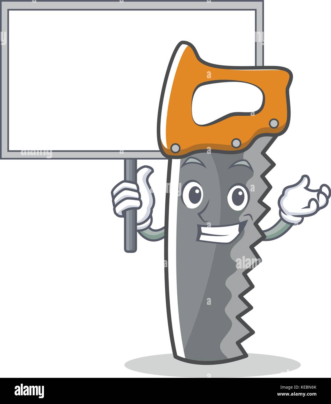 Bring board hand saw character cartoon Stock Vector Image & Art - Alamy