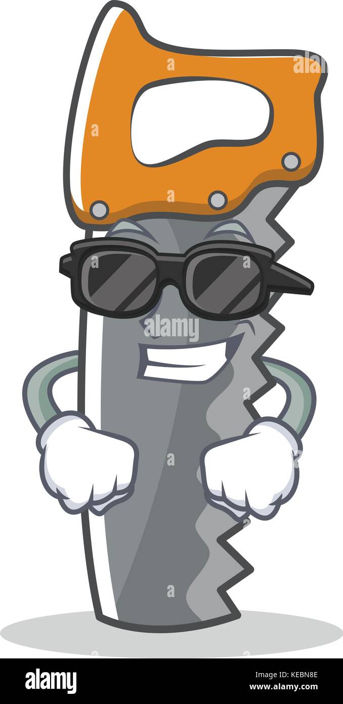 Super cool hand saw character cartoon Stock Vector Image & Art - Alamy