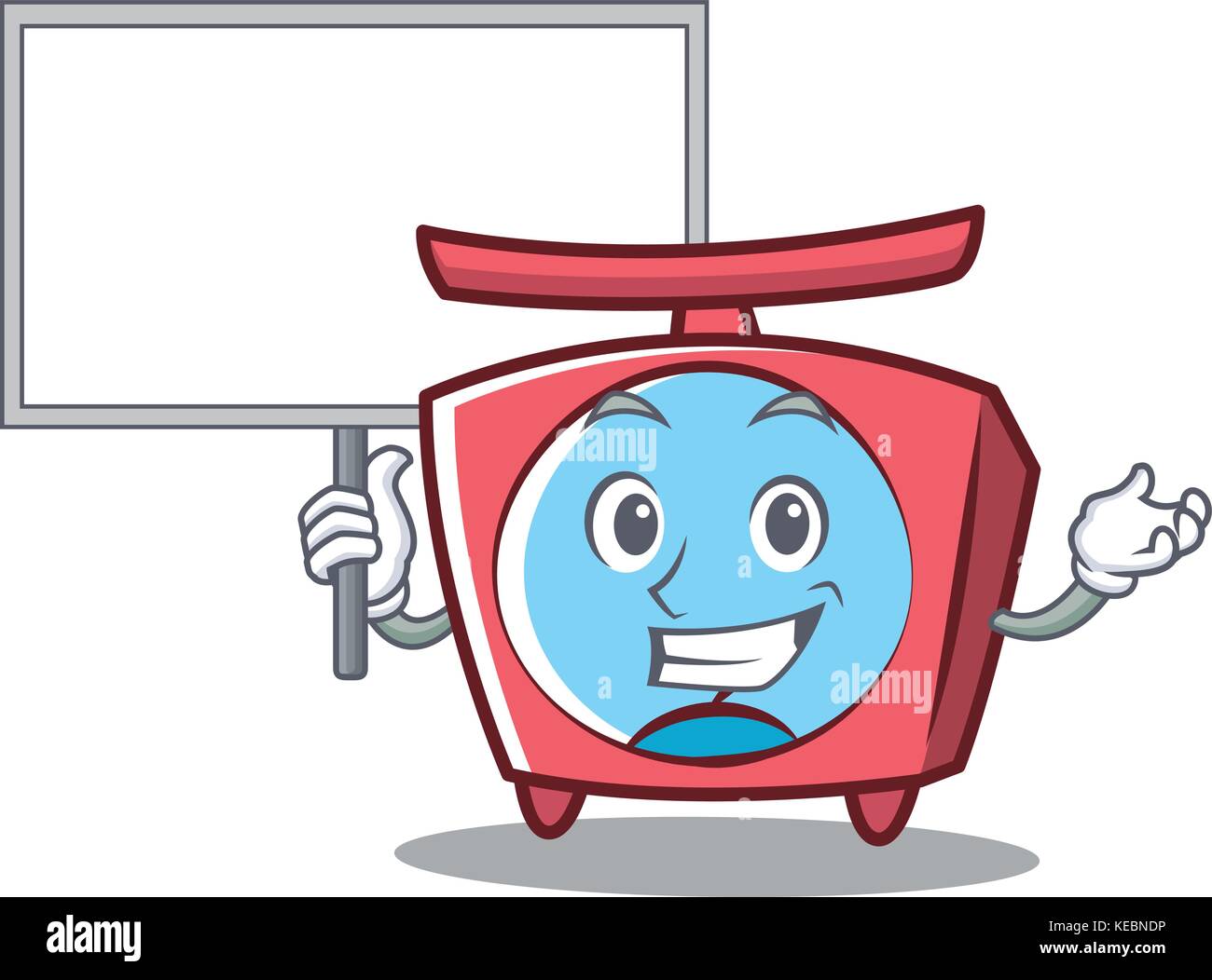 Bring board scale character cartoon style Stock Vector Image & Art - Alamy