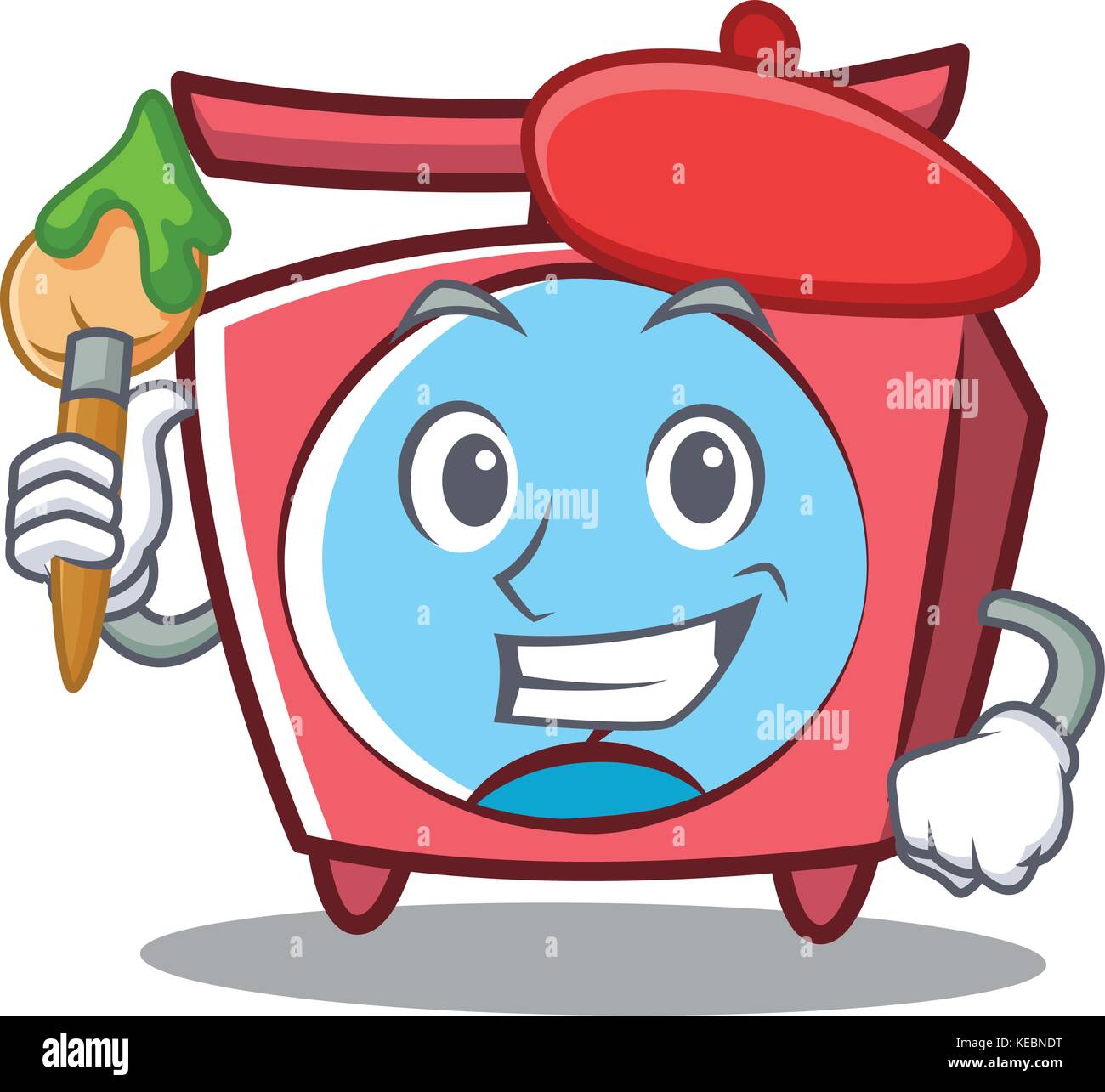 Artist scale character cartoon style Stock Vector Image & Art - Alamy