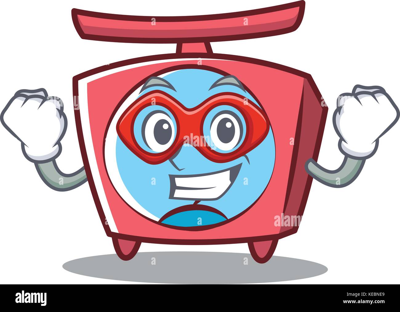 Super hero scale character cartoon style Stock Vector Image & Art - Alamy
