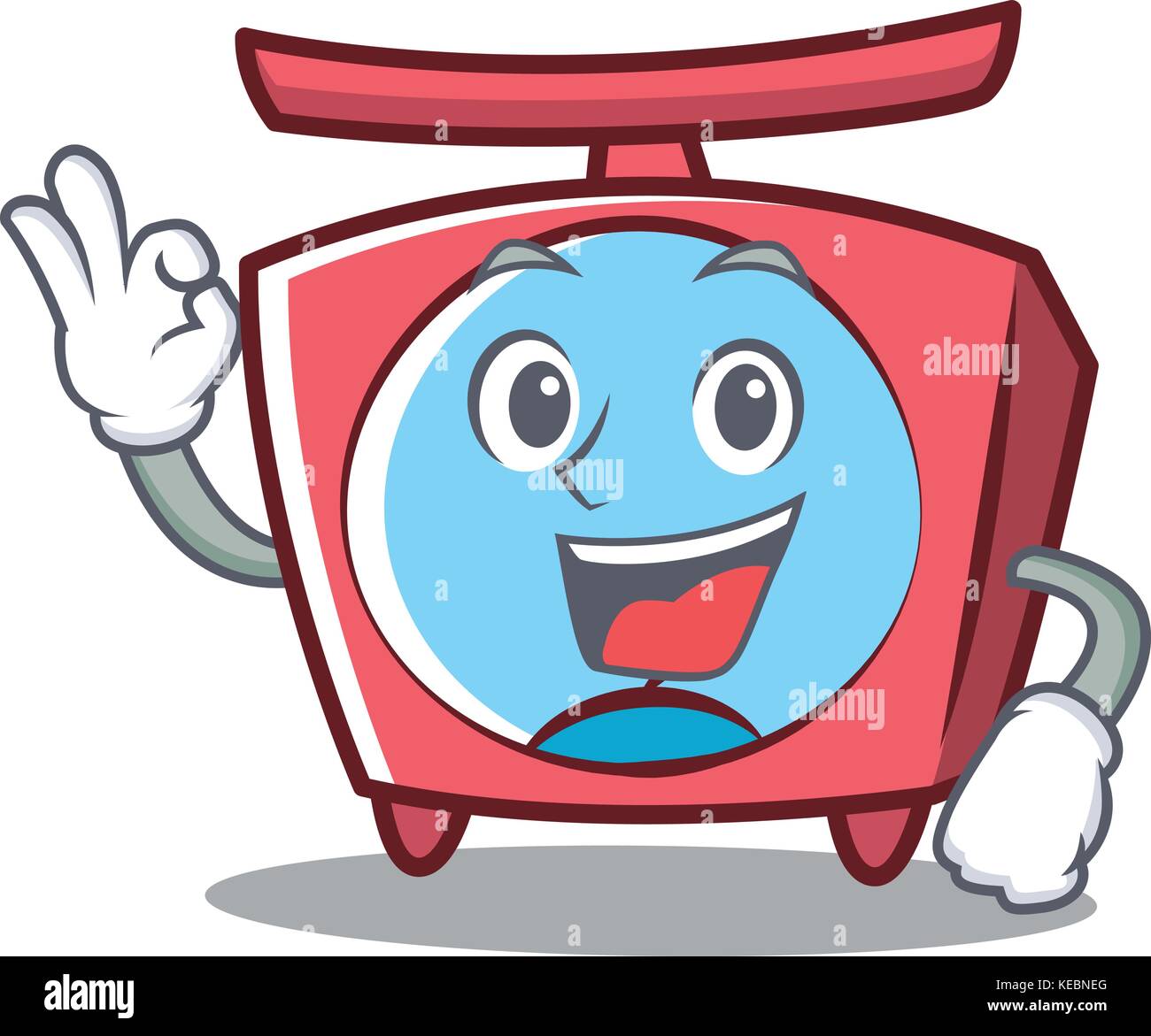 Okay scale character cartoon style Stock Vector Image & Art - Alamy