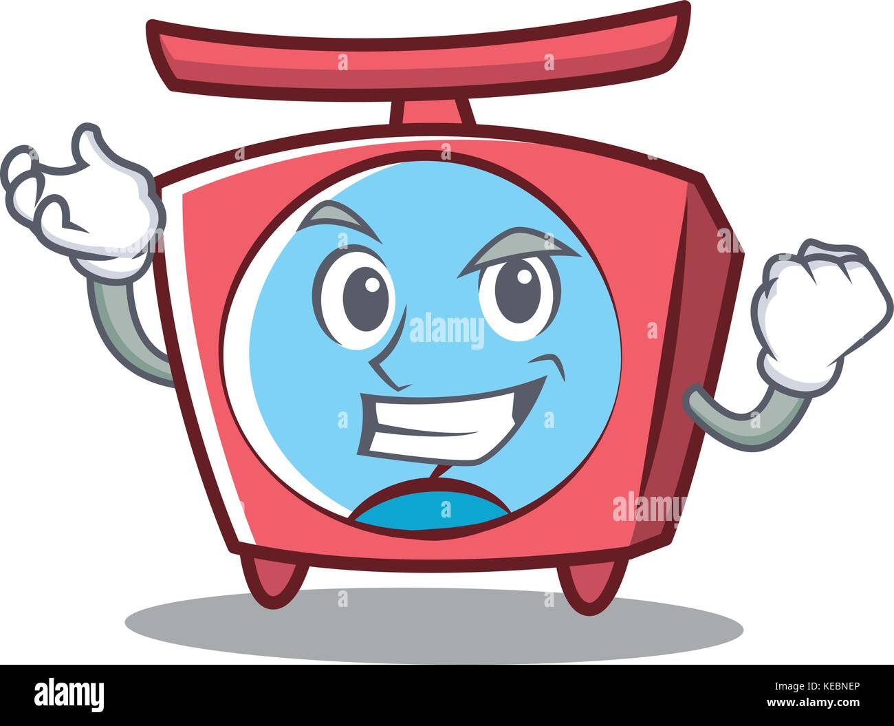 Successful scale character cartoon style Stock Vector Image & Art - Alamy