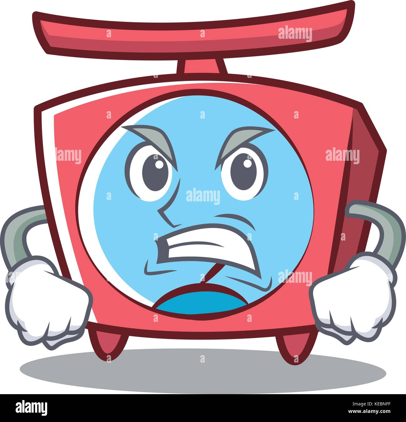 Angry scale character cartoon hi-res stock photography and images - Alamy