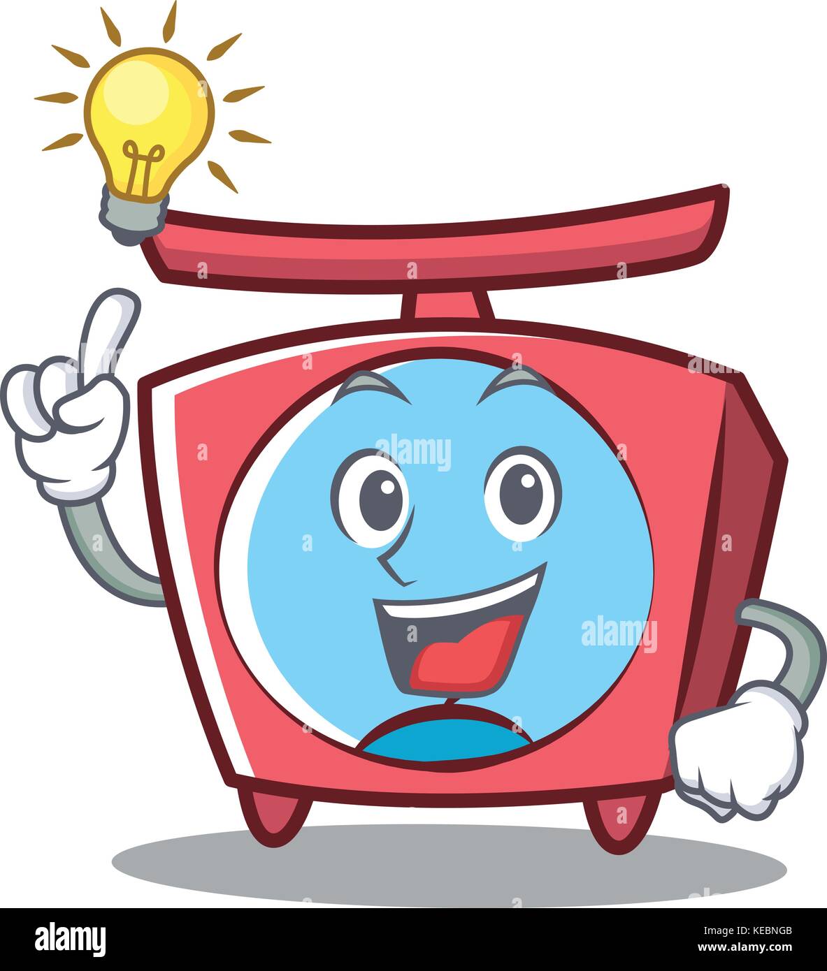 Have an idea scale character cartoon style Stock Vector Image & Art - Alamy