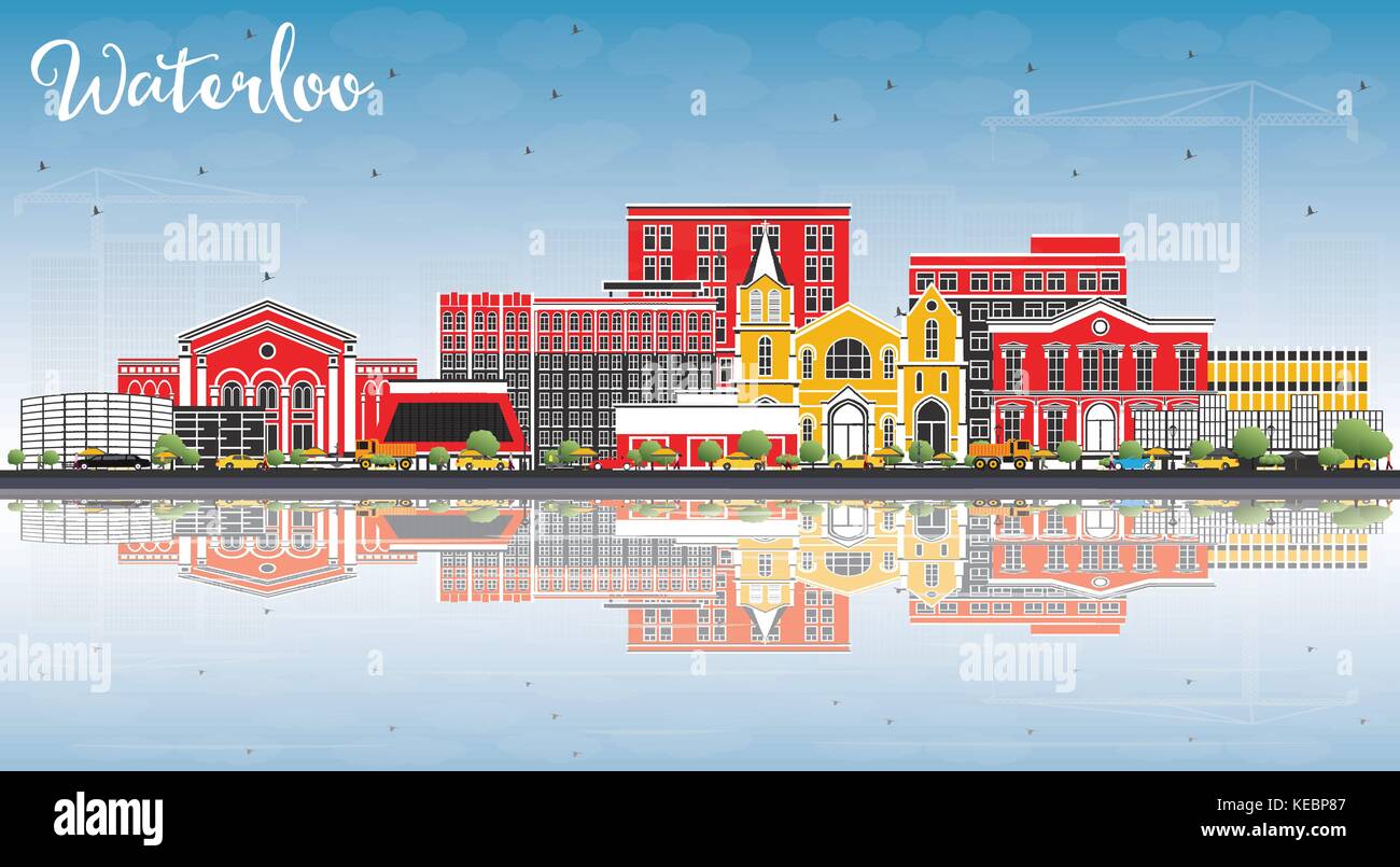 Waterloo panorama Stock Vector Images - Alamy