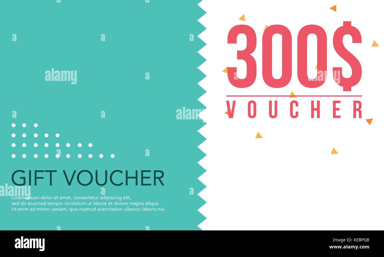 Template design gift voucher collection Stock Vector Image & Art - Alamy
