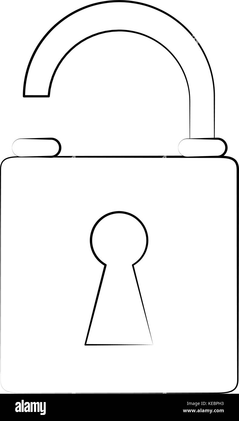 safety lock icon image Stock Vector Image & Art - Alamy