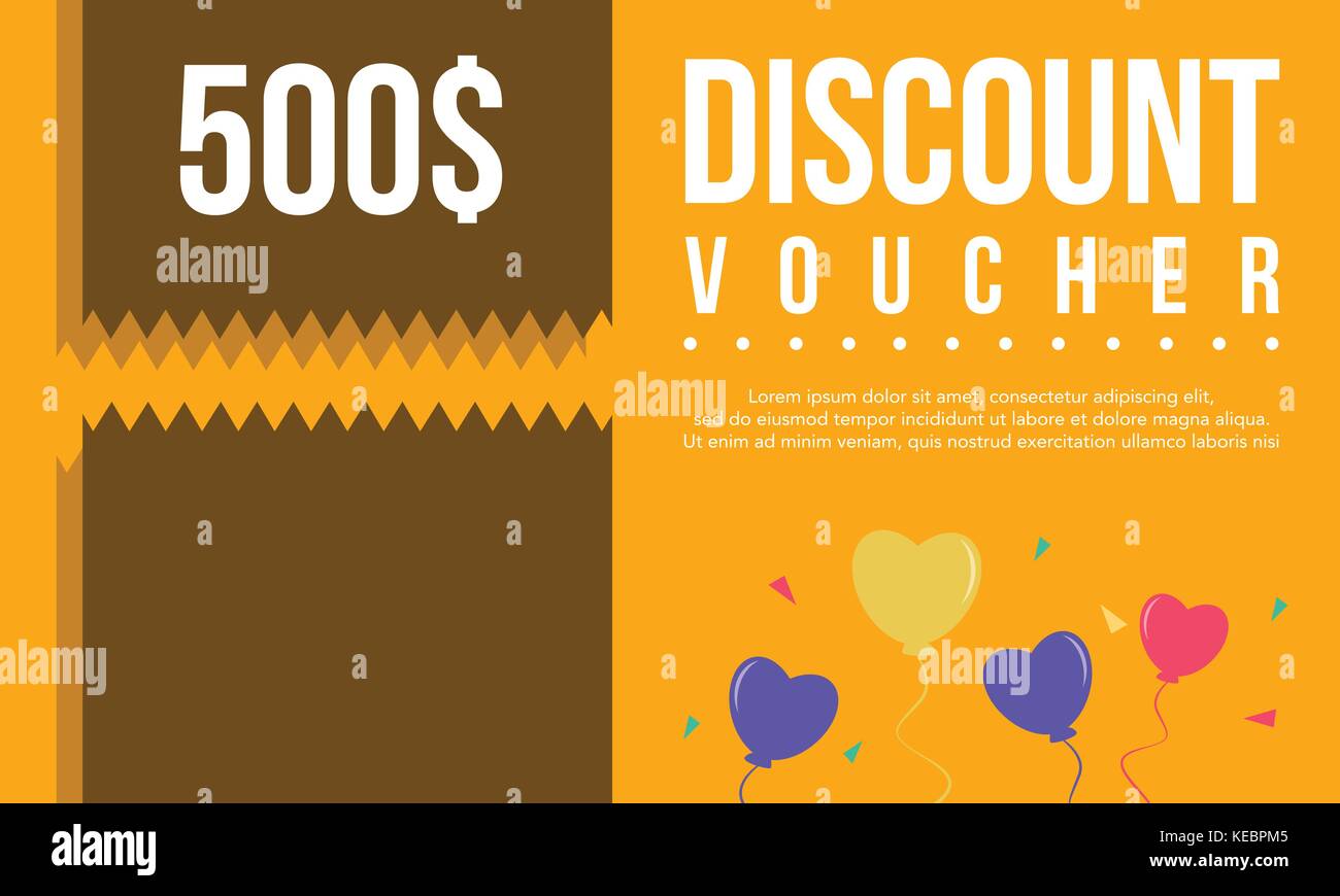 Collection gift voucher flat design Stock Vector Image & Art - Alamy