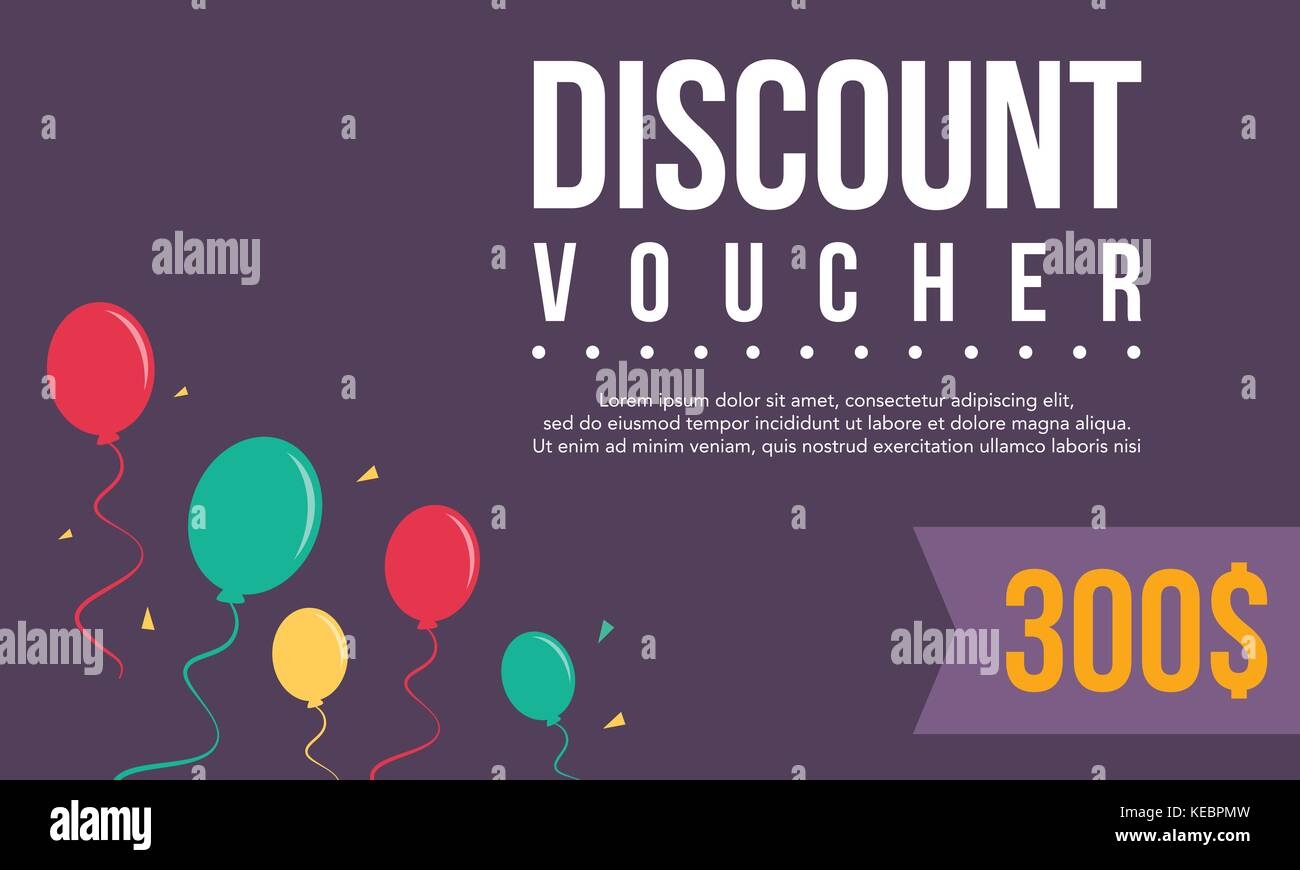 Gift voucher simple design collection Stock Vector Image & Art - Alamy