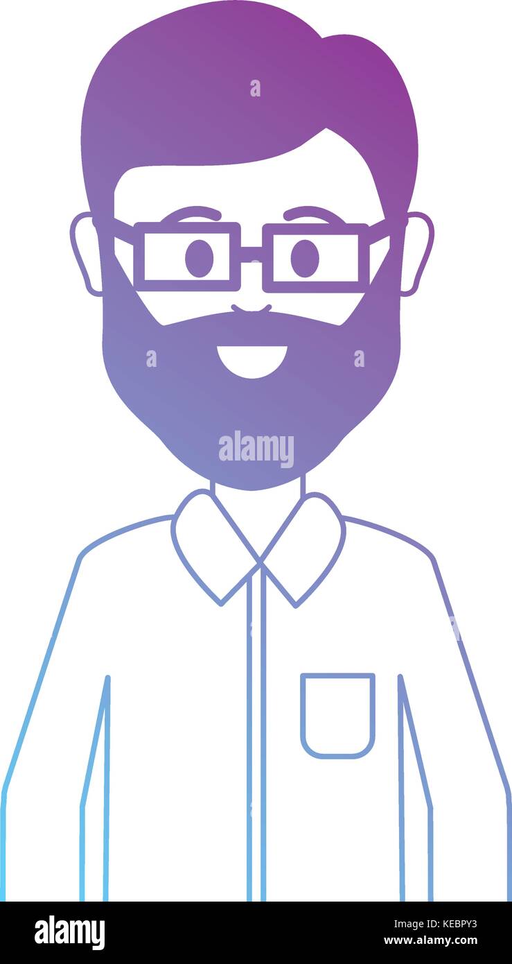 line man with hairstyle and shirt design Stock Vector Image & Art - Alamy