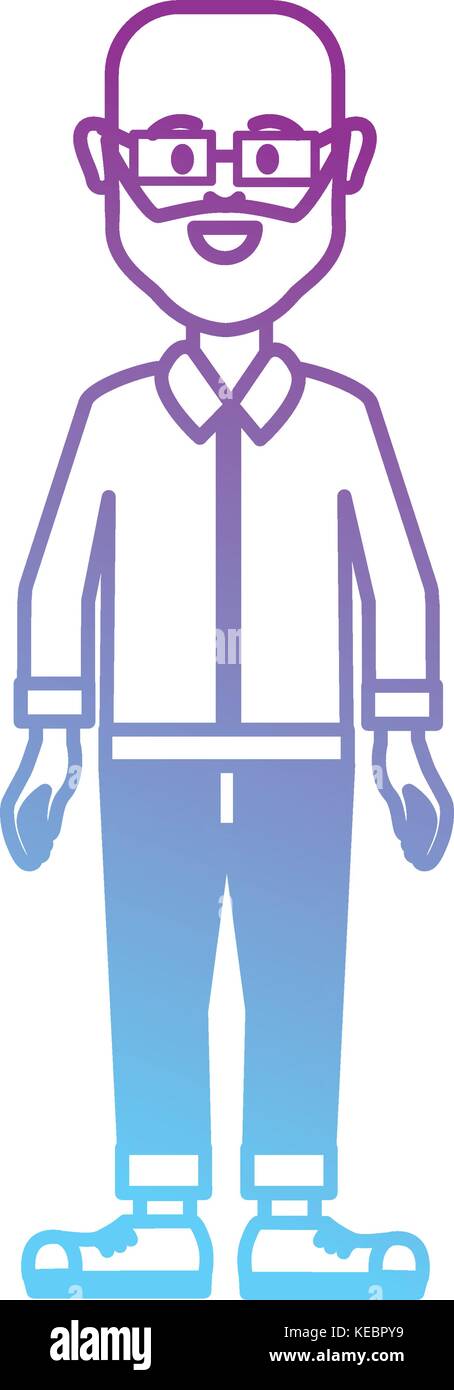 line man with hairstyle and clothes design Stock Vector Image & Art - Alamy