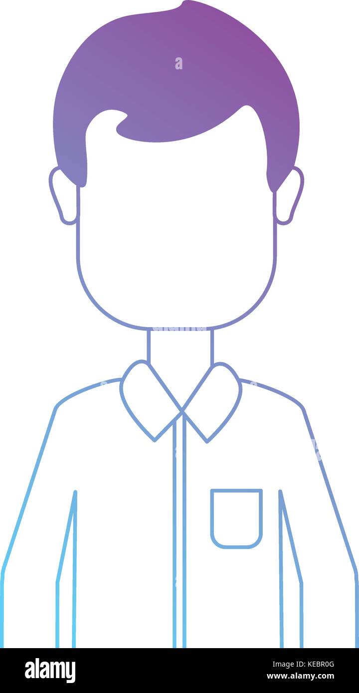 line man with hairstyle and shirt design Stock Vector Image & Art - Alamy