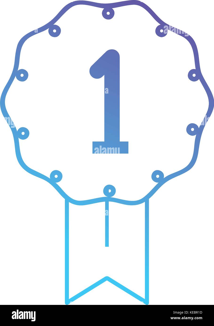 line winner prize number one Stock Vector Image & Art - Alamy