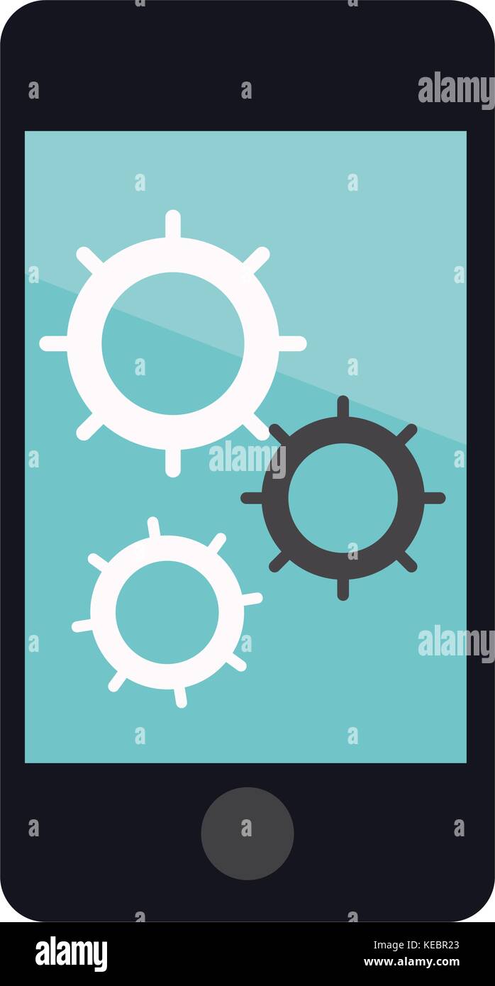 Smartphone settings menu Stock Vector Image & Art - Alamy
