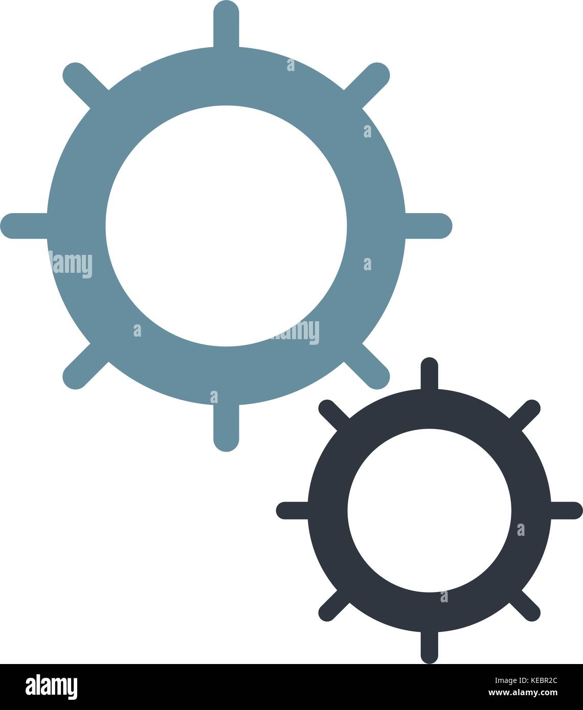 Gears machinery pieces Stock Vector Image & Art - Alamy