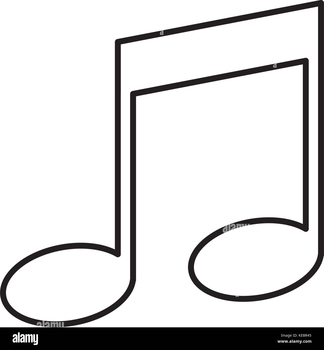 Music note symbol Stock Vector Image & Art - Alamy