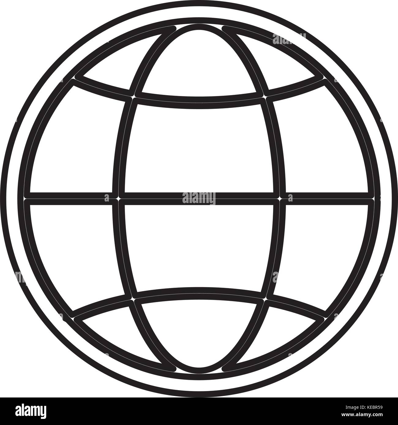 Global sphere symbol Stock Vector Image & Art - Alamy