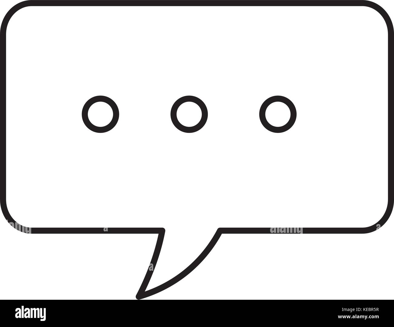 Chat bubble symbol Stock Vector Image & Art - Alamy