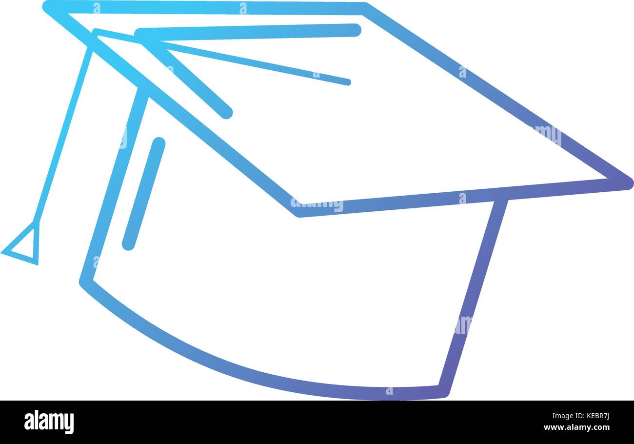 line cap graduation object design Stock Vector Image & Art - Alamy