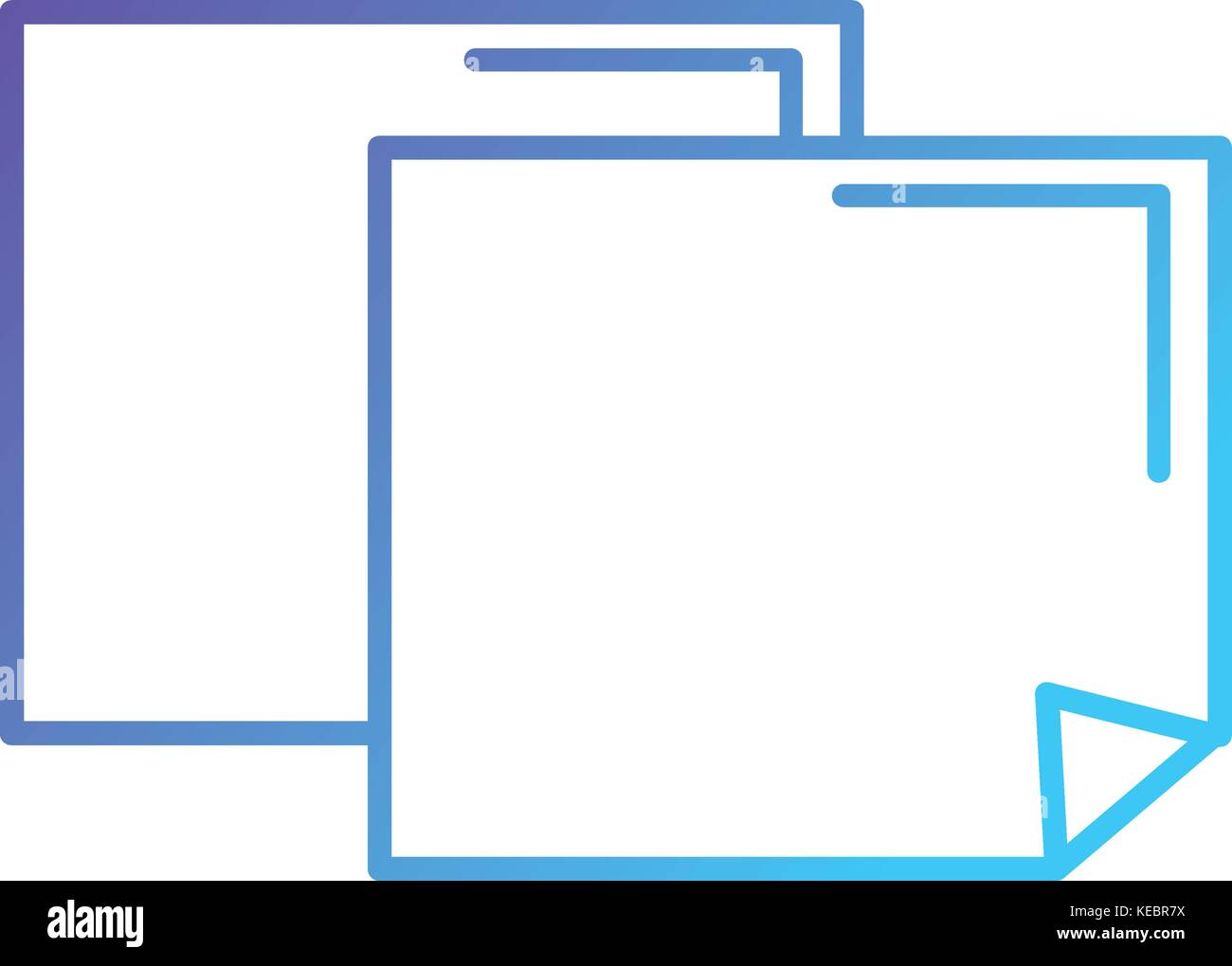 Student studying notes Stock Vector Images - Alamy