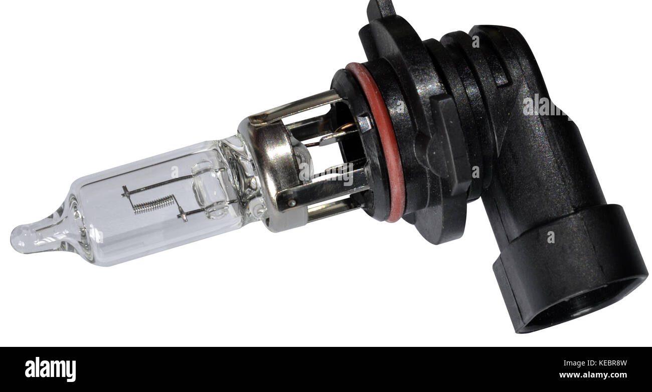 HB3 headlight bulb isolated on white background Stock Photo - Alamy
