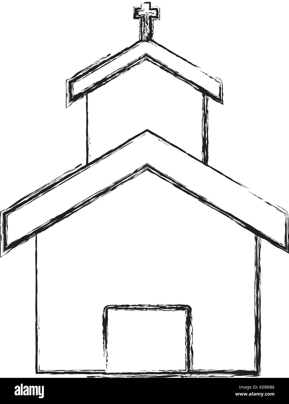 Church building symbol Stock Vector Image & Art - Alamy