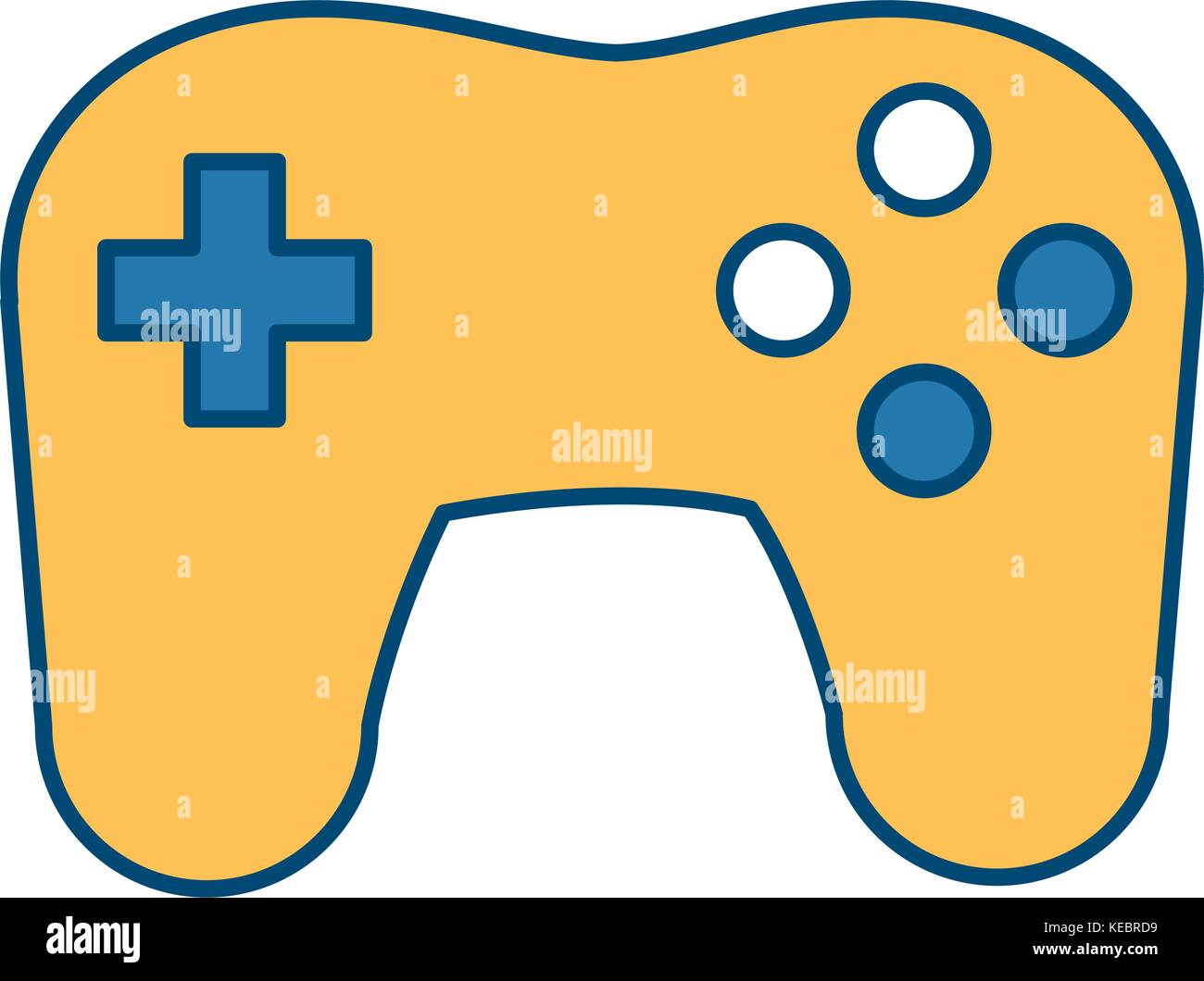Console gamepad symbol Stock Vector Image & Art - Alamy