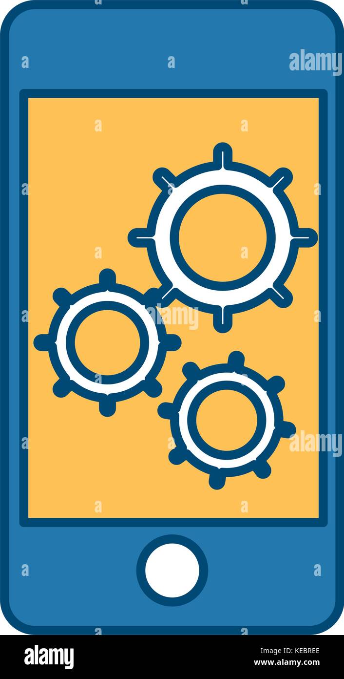 Smartphone settings menu Stock Vector Image & Art - Alamy