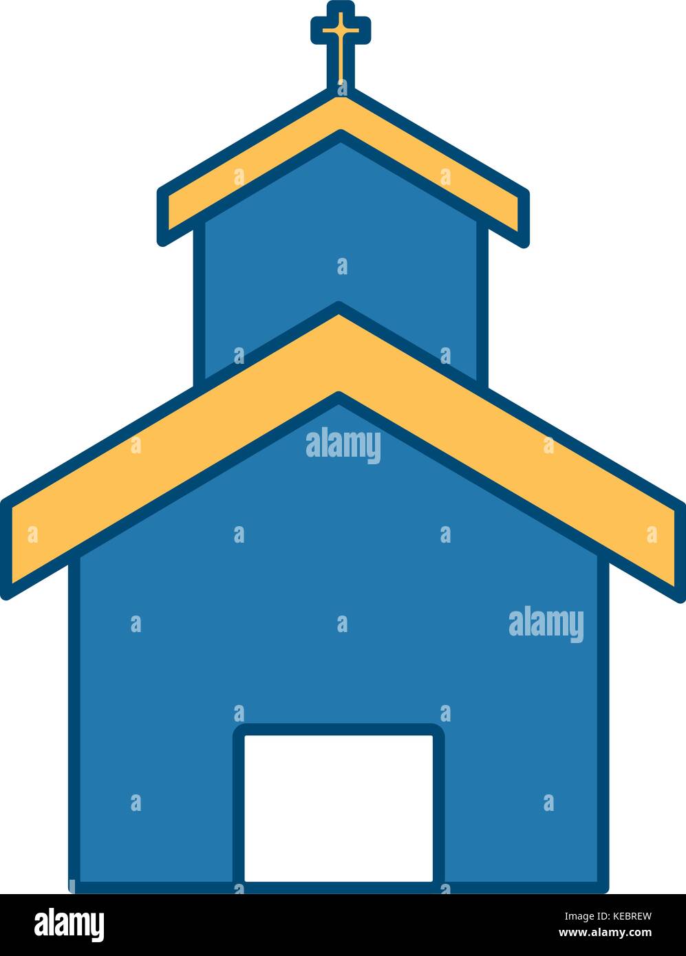 Church building symbol Stock Vector Image & Art - Alamy