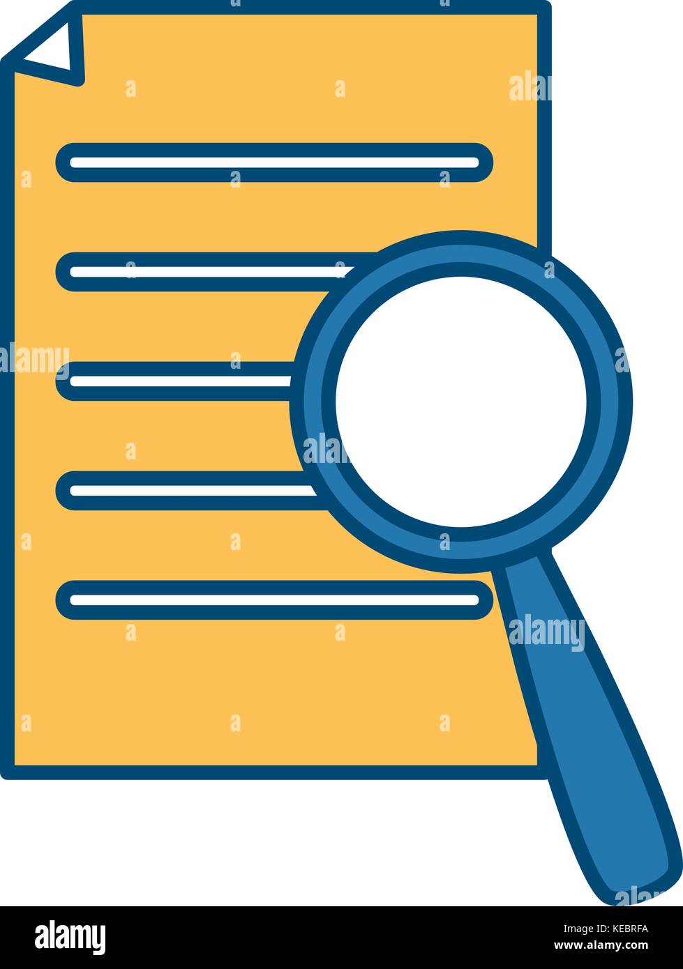 Searching In Documents Stock Vector Image And Art Alamy