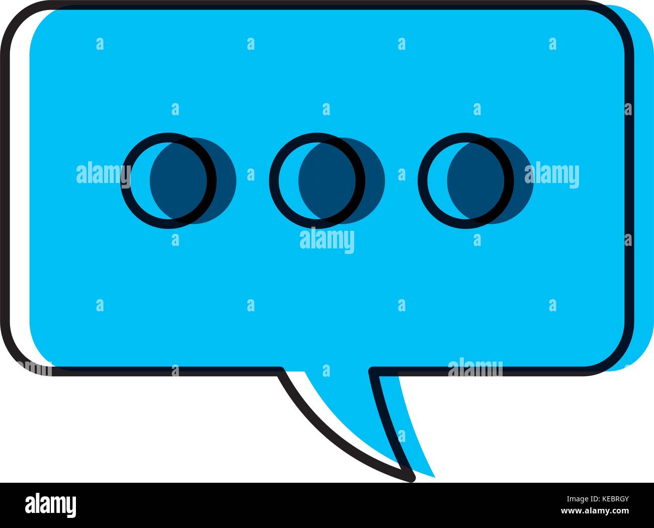 Chat bubble symbol Stock Vector Image & Art - Alamy