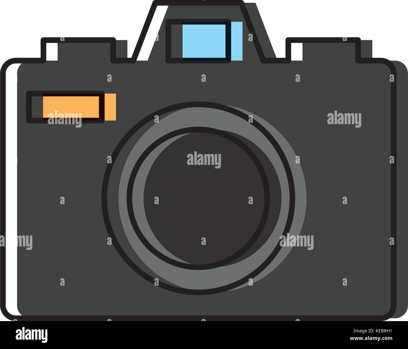 Photographic camera symbol Stock Vector Image & Art - Alamy