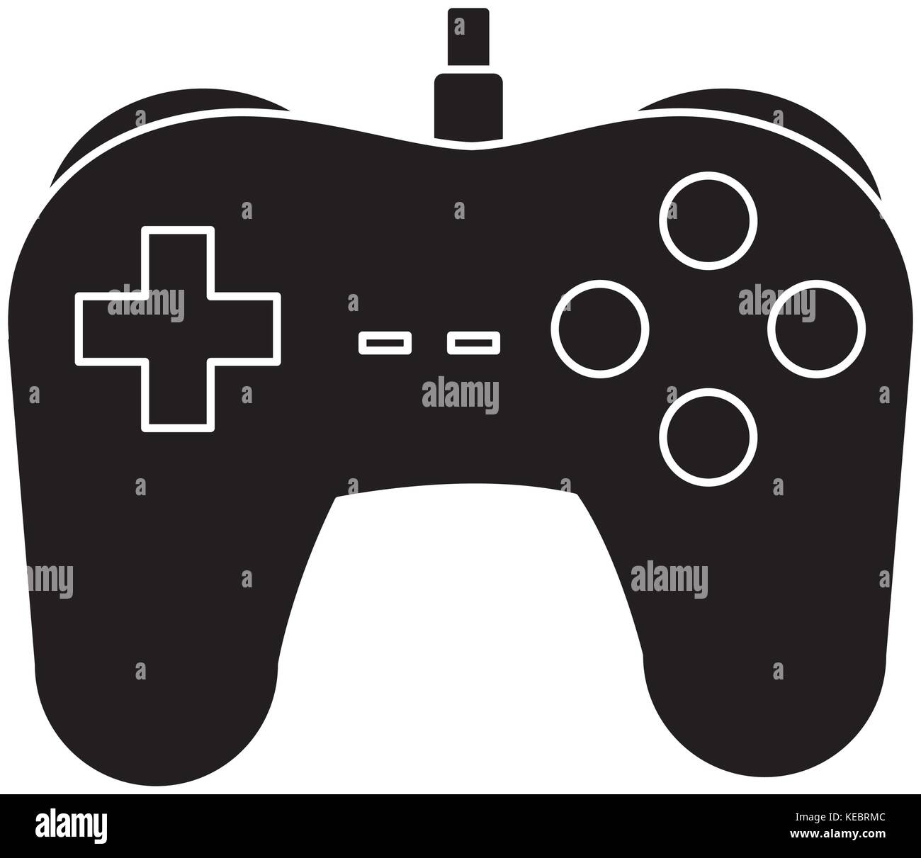 Console gamepad symbol Stock Vector Image & Art - Alamy