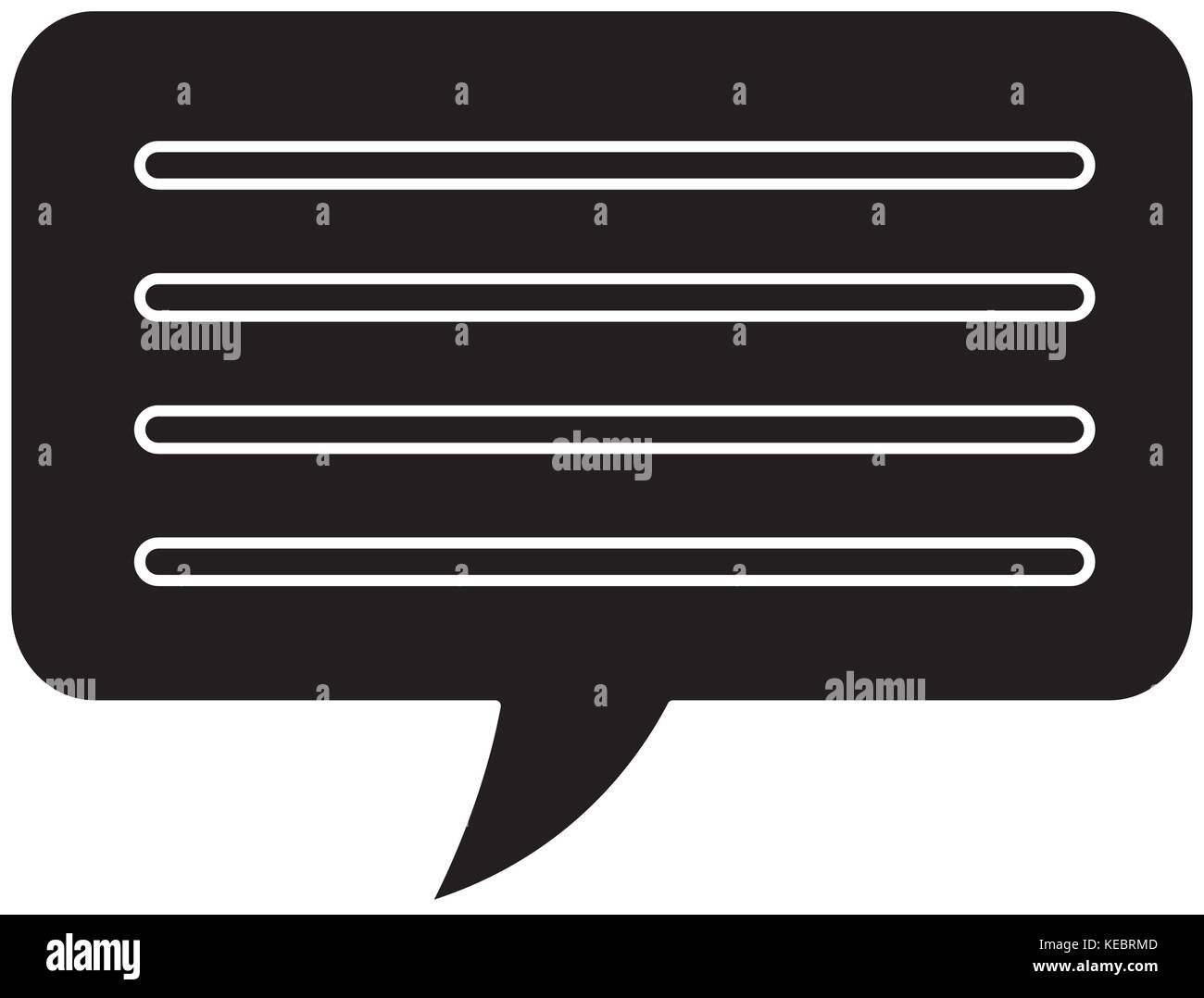 Chat bubble symbol Stock Vector Image & Art - Alamy