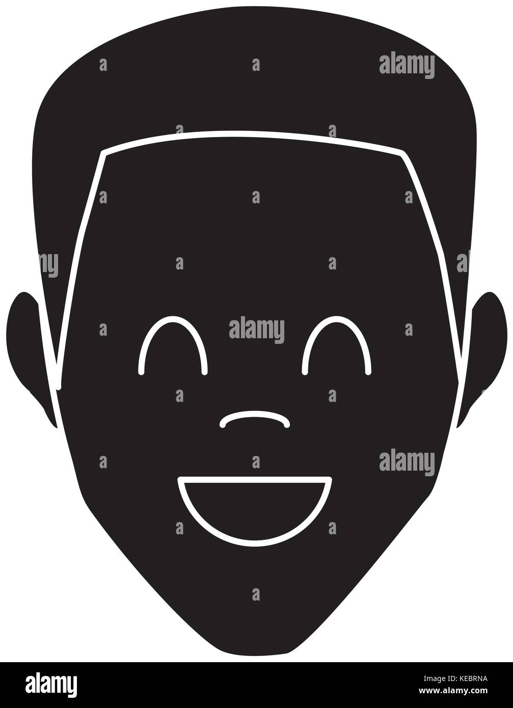 Man smiling face Stock Vector Image & Art - Alamy