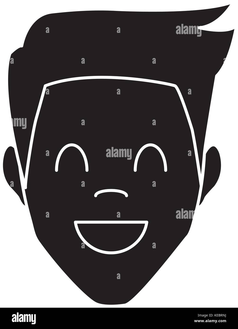 Man smiling face Stock Vector Image & Art - Alamy