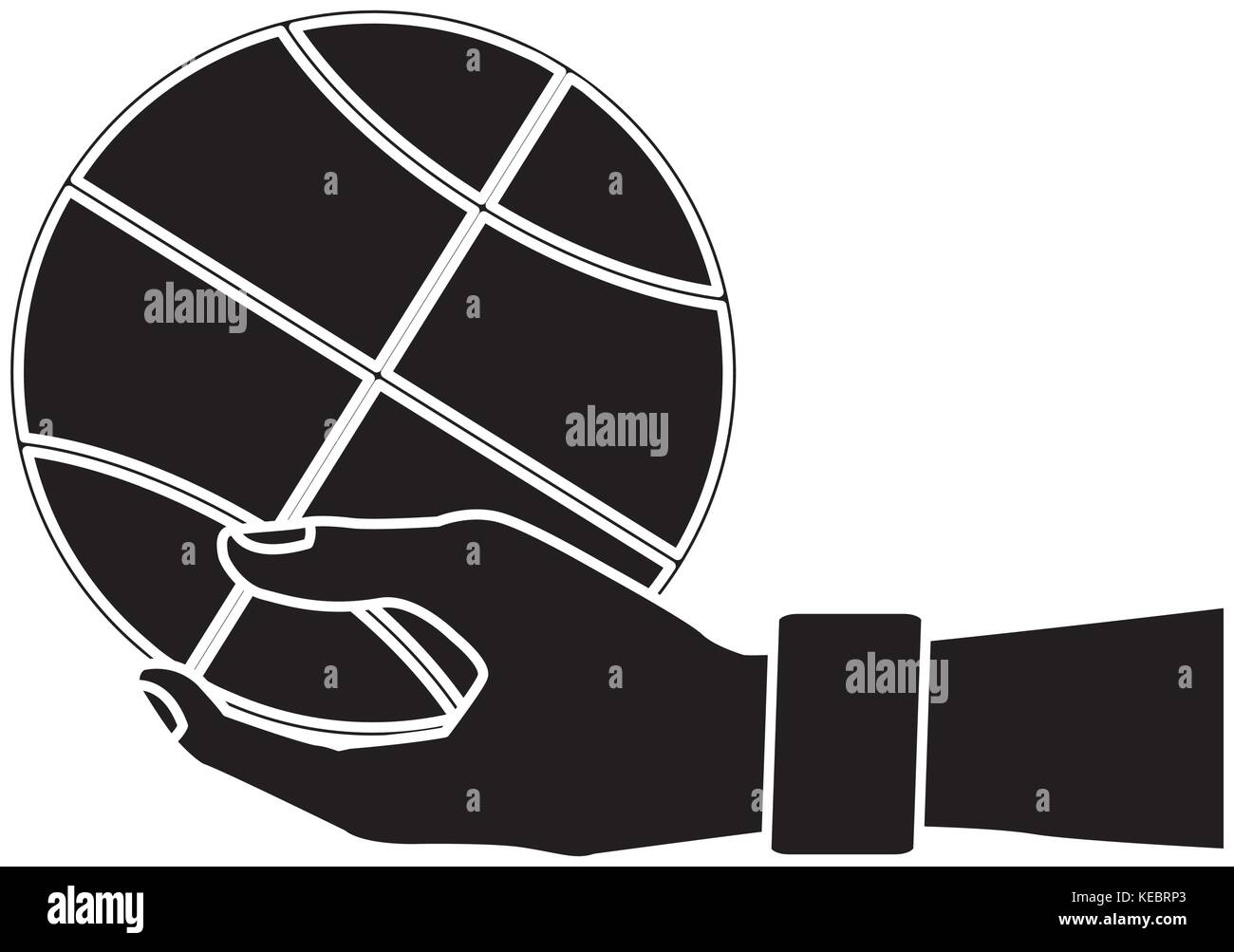 Basketball ball isolated Stock Vector Image & Art - Alamy