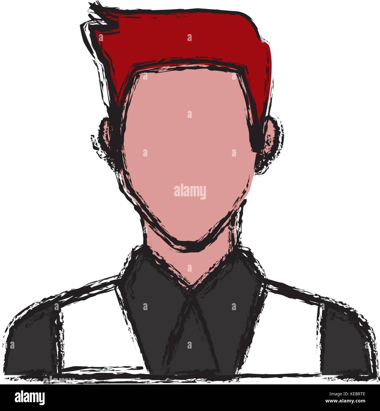 Businessman profile symbol Stock Vector Image & Art - Alamy