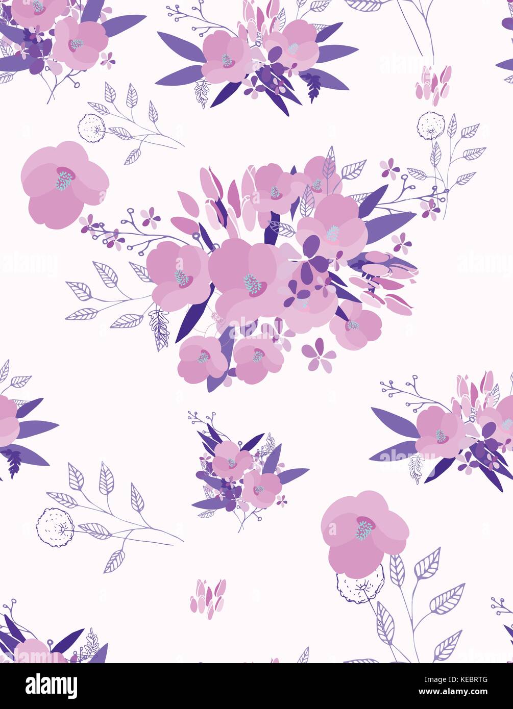 Floral seamless background for your design Stock Vector Image & Art - Alamy