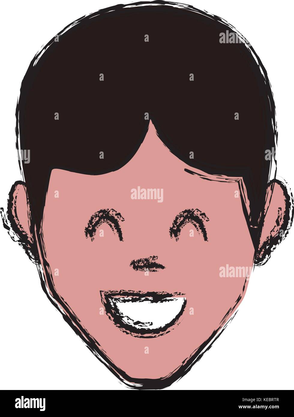 Man smiling face Stock Vector Image & Art - Alamy