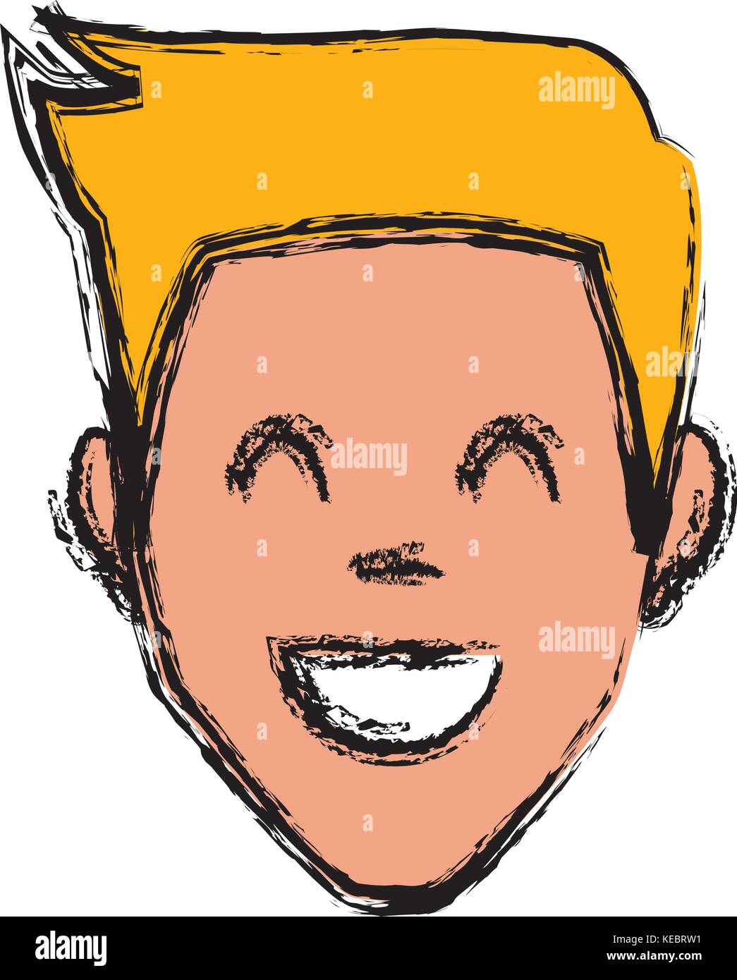Man smiling face Stock Vector Image & Art - Alamy